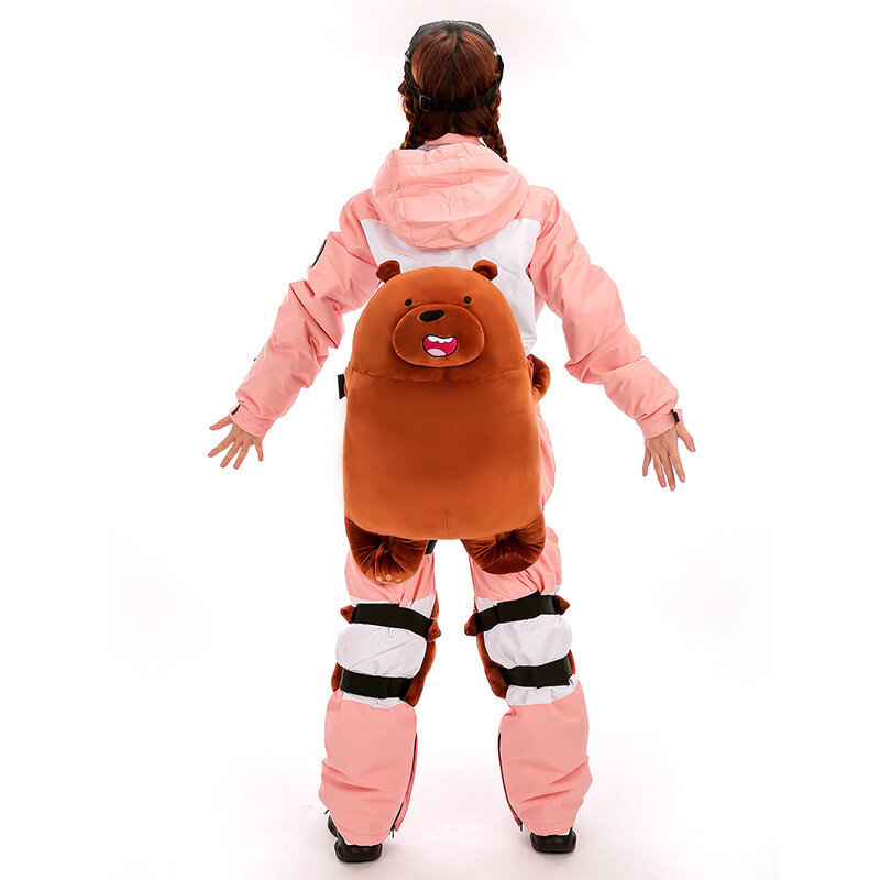 Оптовые защитные средства для лыж, противоударные наколенники с мультяшным черепахой, мягкая игрушка для детей и взрослых, наружные накладки на бедра для лыж