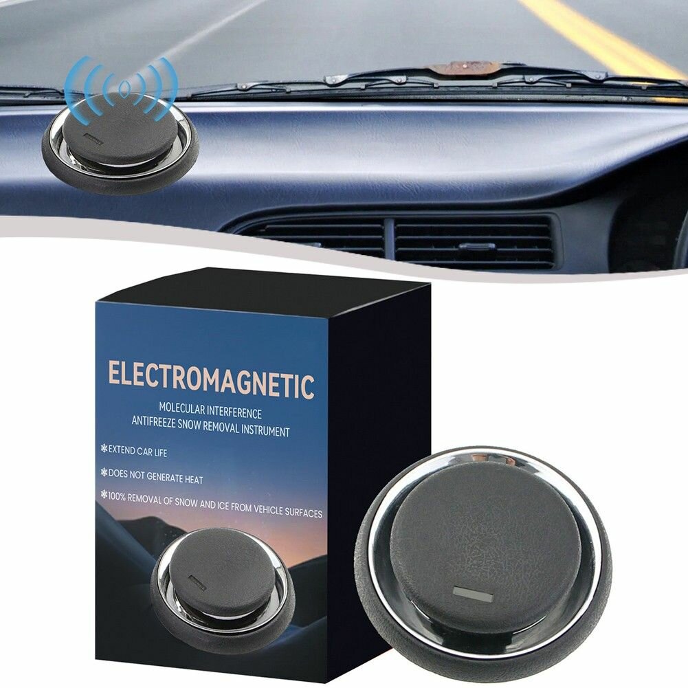 Автомобильный электромагнитный молекулярный прибор для размораживания лобового стекла микроволнами, против обледенения