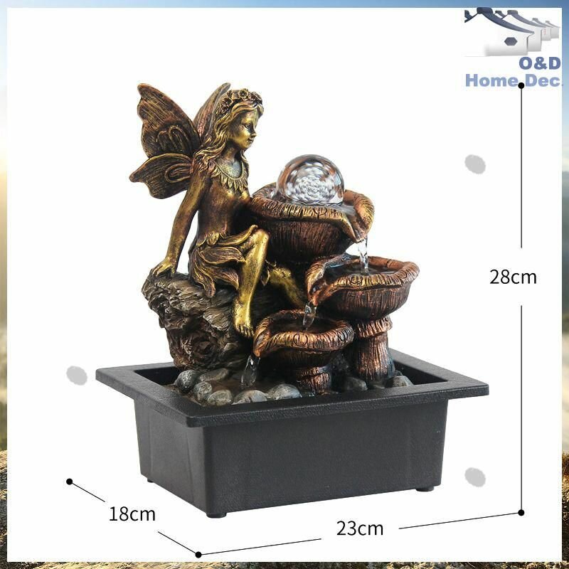 Водопад настольный с подсветкой 28cm