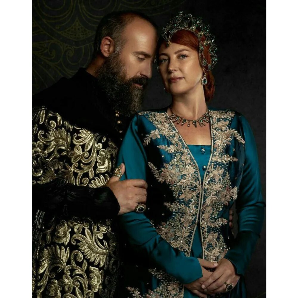 Алмазная Картина "великолепный Век Султан И Хюррем Любовь" 40х50 См Алмазная Вышивка / Картина Стразами Подарков