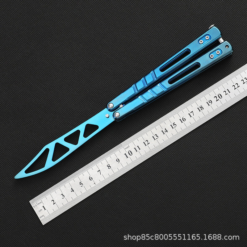 Горячая продажа SG Yuppie Workshop, бабочка-нож, тренировочный нож, складной нож, метательный нож, эффективная система вала, цвет AB Rioter, титан