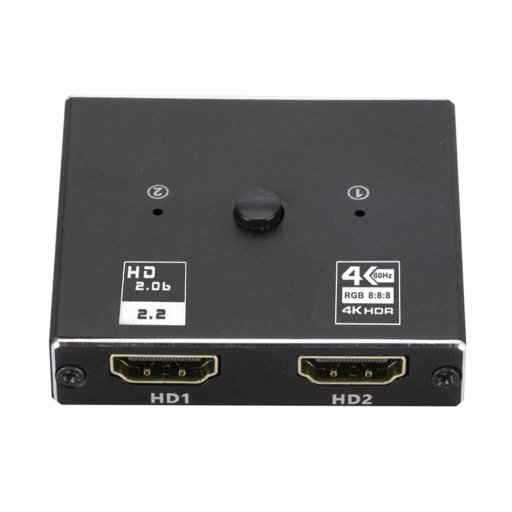Двунаправленный разветвитель HDMI 2x1/1x2, - 4K 60 Гц