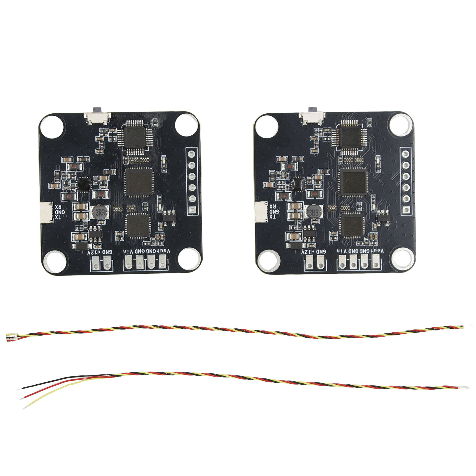FPV Video Jamming Device Analog Video Encryption/Decryption Module, Tx Encryption Module + Rx Decryption Module, Material: PCB, Model: AL-371-1, Encryption Key: 1~2^32, Real-time Encryption and Decryption, Video Transmission Latency: 256.8us,