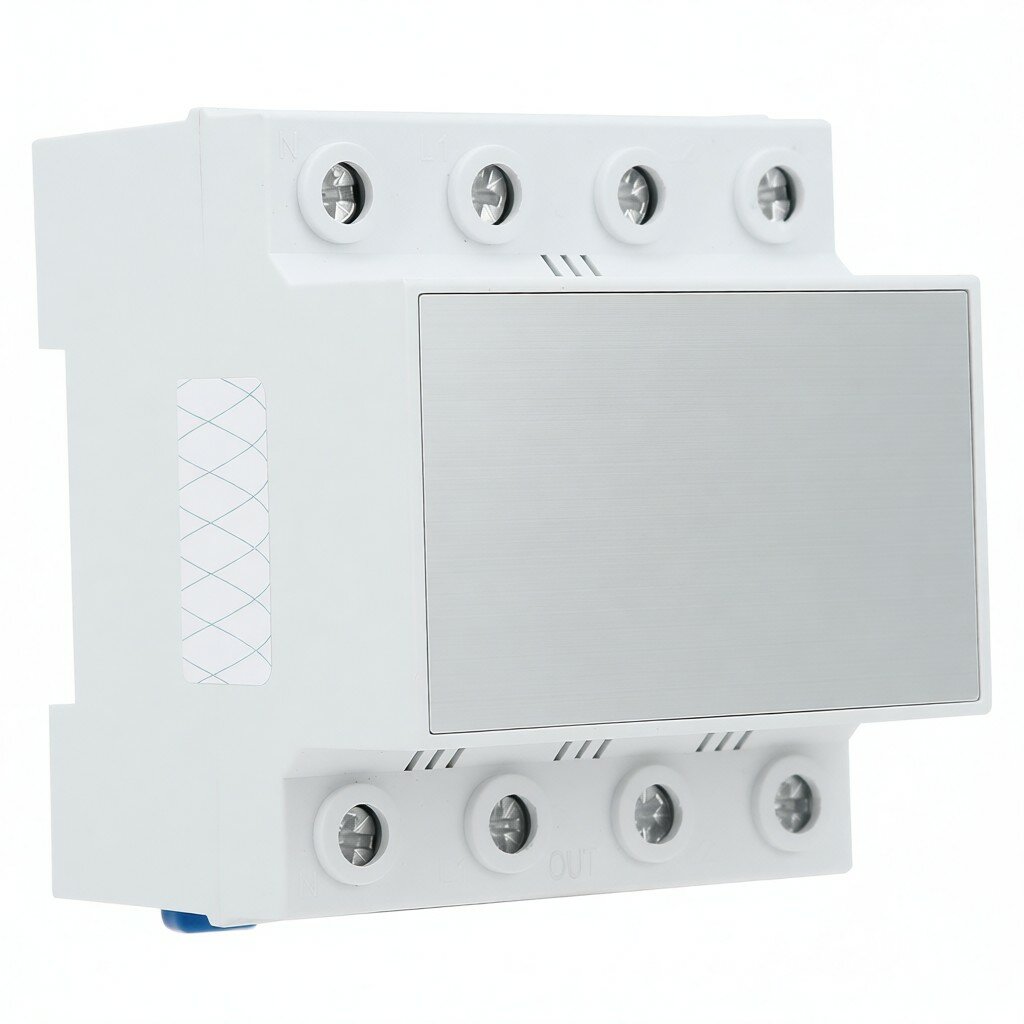 Защитник напряжения регулируемый трехфазный LCD многофункциональный самовосстанавливающийся STVP-932 230V 400VAC 50A