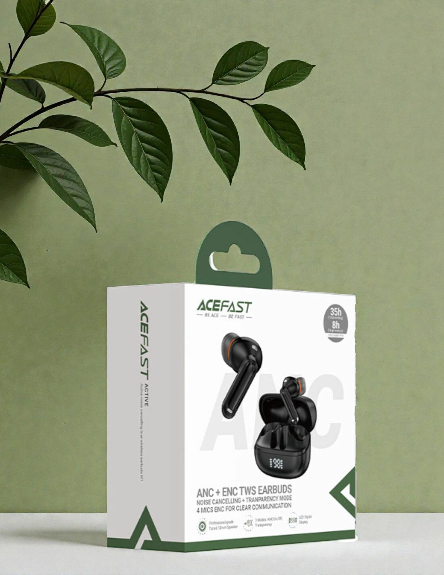 Наушники внутриканальные ACEFAST W1ANC, Bluetooth, TWS
