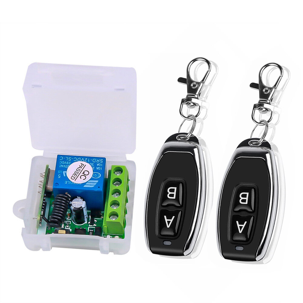 Беспроводной Дистанционный Выключатель: Одноканальный Модуль 12В DC - Универсальное Управление До 100 Метров Умный Выключатель Для Гаражных Ворот И Освещения