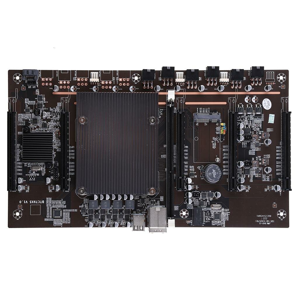 Материнская плата для майнинга X79-H61 LGA 2011