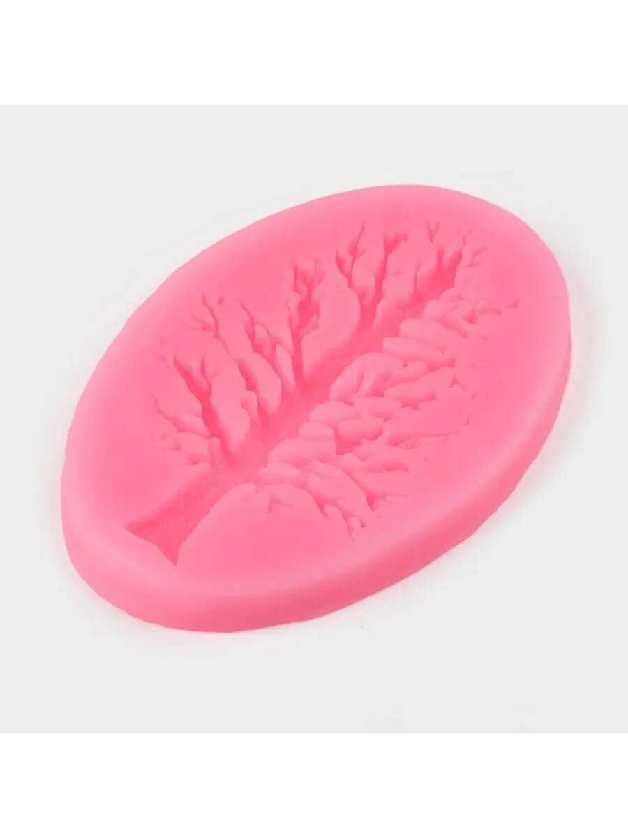 Молд для украшений из силикона, дерево, 8,2х6 см