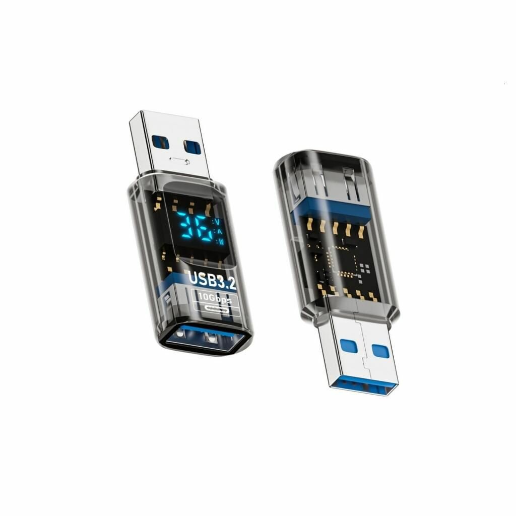 USB-C к USB 3.2 конвертер, Светло-черный - USB мужской USB женский