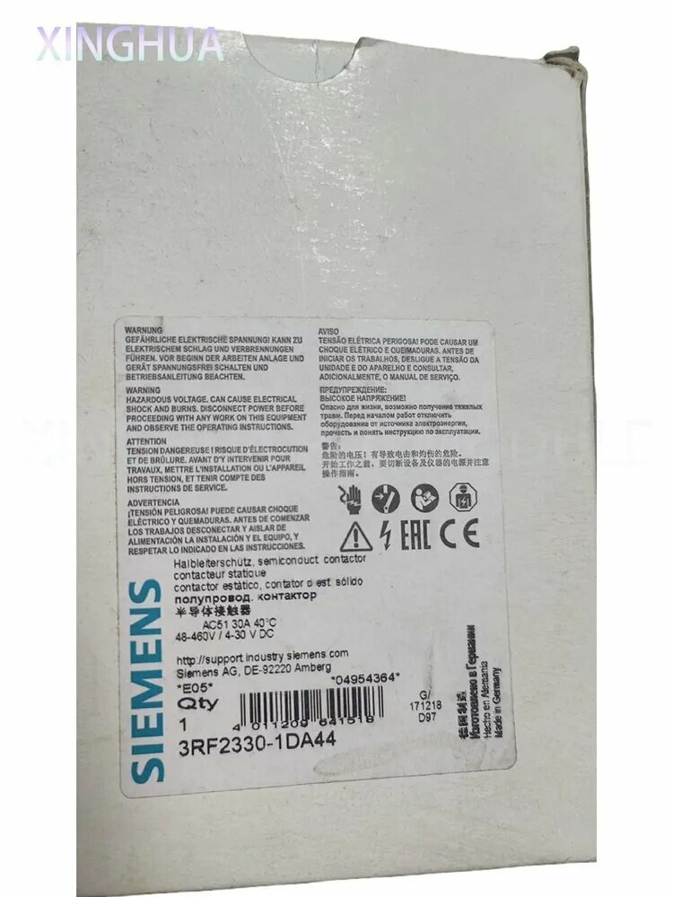 Новый оригинал Полупроводниковый контактор SIEMENS 3RF2330-1DA44