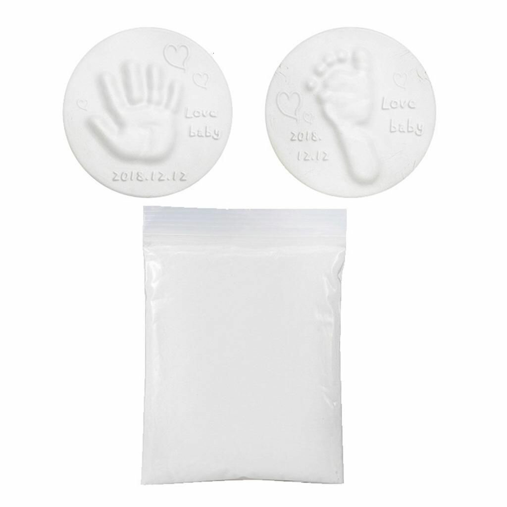 Набор для слепков ручек и ножек малыша, Белый