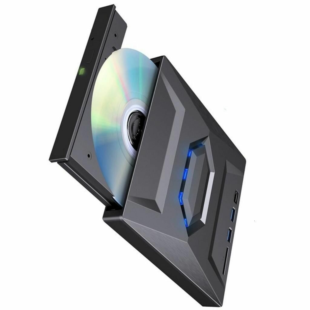 Портативный DVD-привод с USB 3.0 и Type-C, Устройство для записи DVD