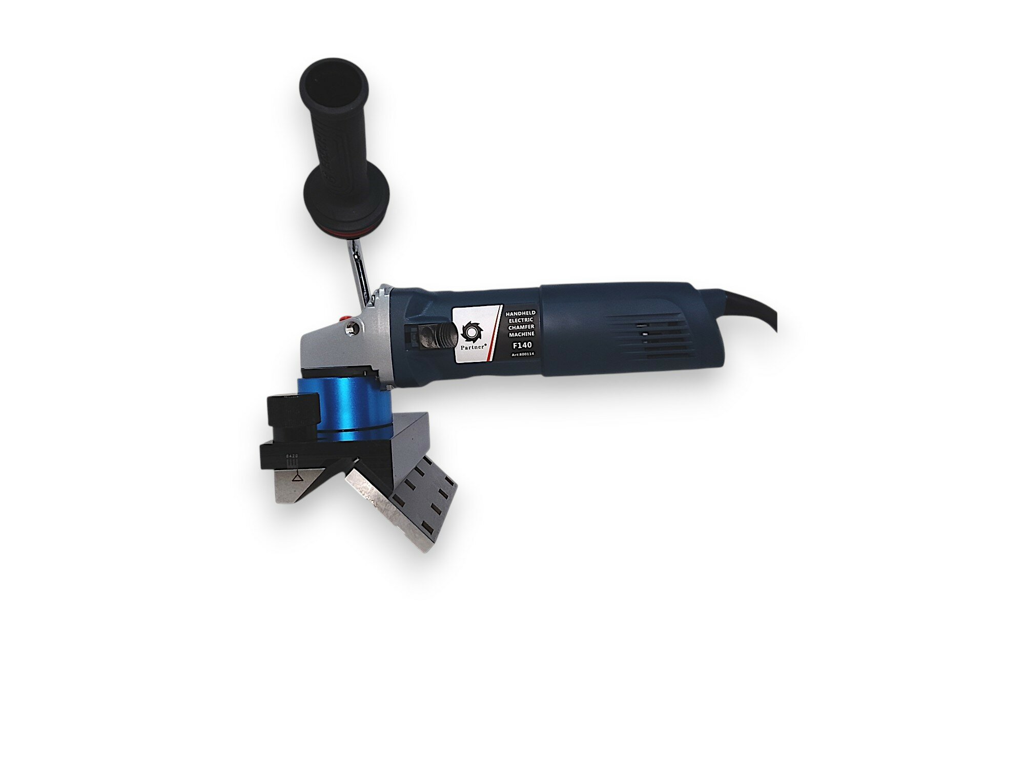 Фаскосниматель электрический по металлу Partner F140 для снятия фаски 45°, 10000 об/мин, 0-5мм, точность: 0,1мм, 220В, 1400Вт, 4,5 кг