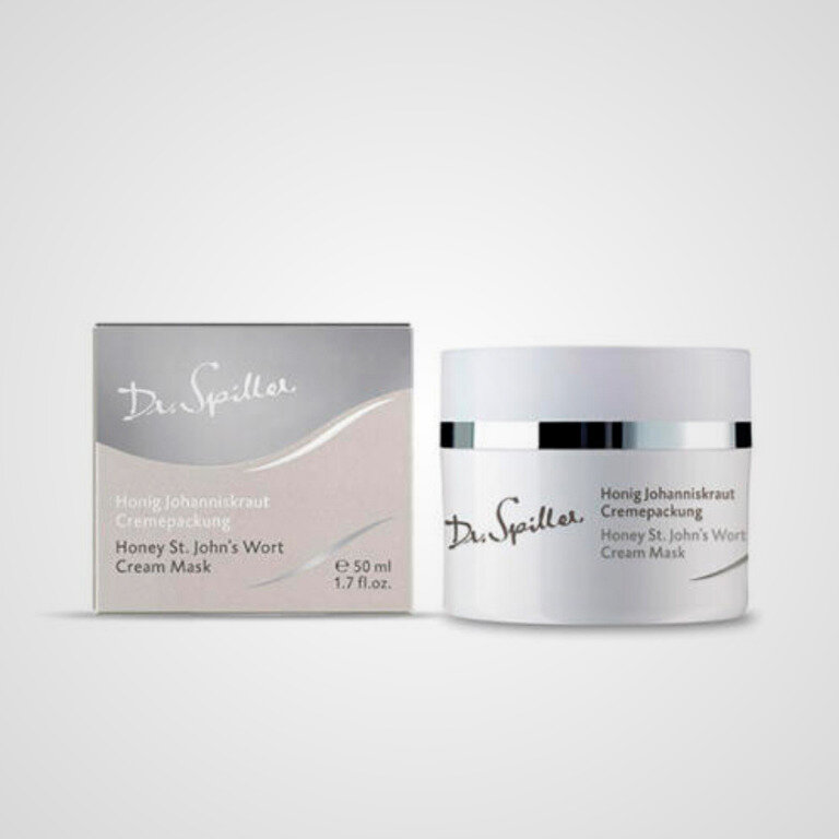 Увлажняющая и успокаивающая маска с маслом зверобоя 50 мл DR SPILLER Honey St John’s Wort Cream Mask Маска 50 мл