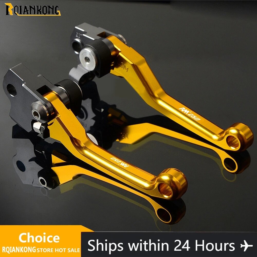 Алюминиевые Рычаги Тормоза И Сцепления С Поворотным Механизмом Для Мотокроссовых Мотоциклов Suzuki RMZ250/RMZ450 2004-2018 Дл.