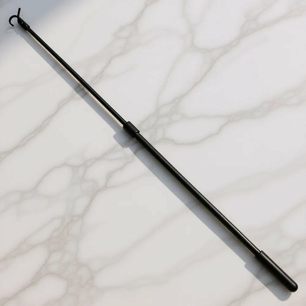Современная Телескопическая Палка Для Жалюзи, Гладкое Покрытие, Черный, 1 Упаковка