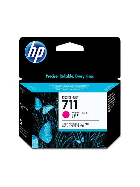 Картридж струйный HP 711 CZ135A пурпурный