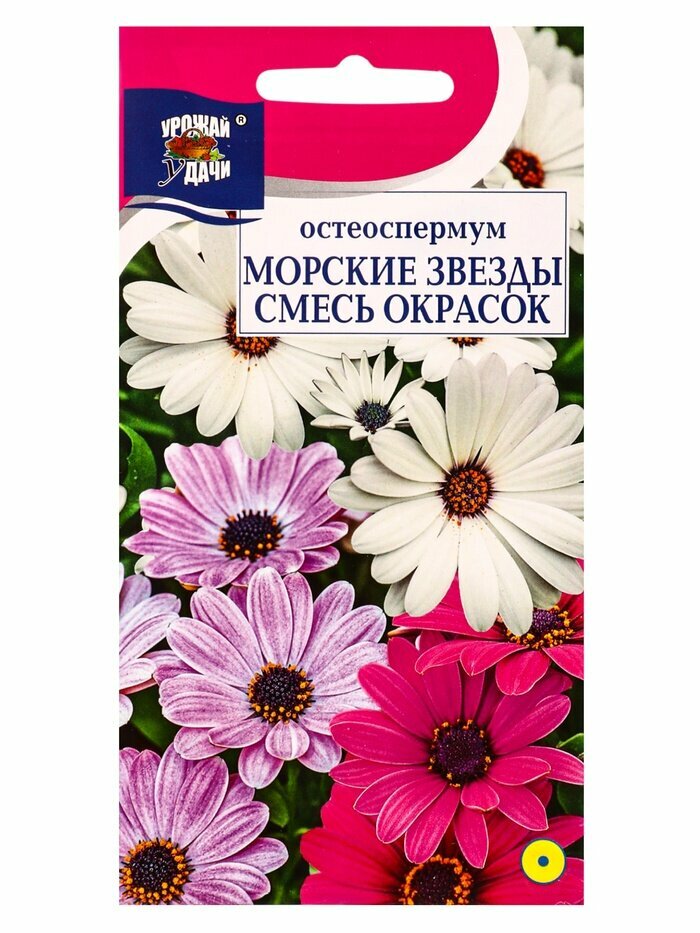 Семена цветов Остеоспермум «Морские звёзды», смесь, 0.1 г, «урожай удачи»