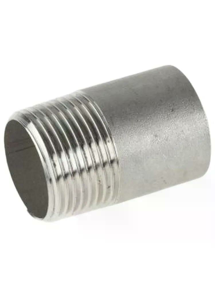 Муфта приварная под кран, резьба 3/4, наружная, длина 25 мм из нержавеющей стали