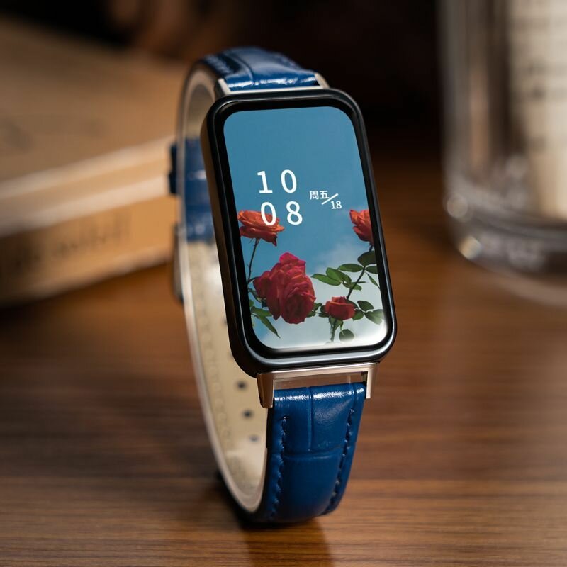 Кожаный ремешок для Huawei Band 8/9/10 запасной ремешок сменный ремешок для браслета 8 9 10
