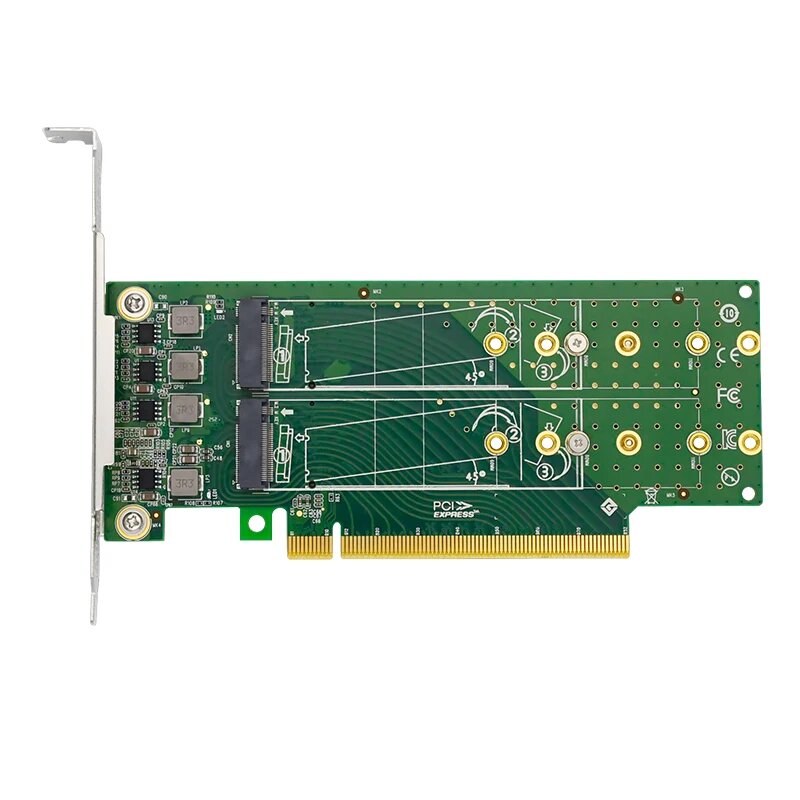 Карта расширения PCIe x16 на 4 порта M.2 NVMe henryreal