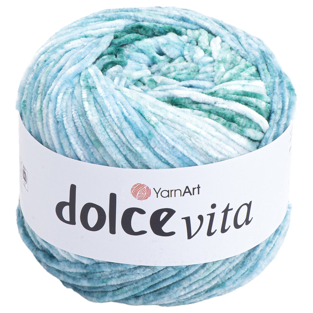 Пряжа для вязания Yarnart Dolce Vita 3408 бирюзовый 150 гр/260 м 100% микрополиэстер