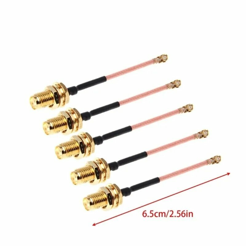 5 кабелей RG178 IPEX - SMA длиной см