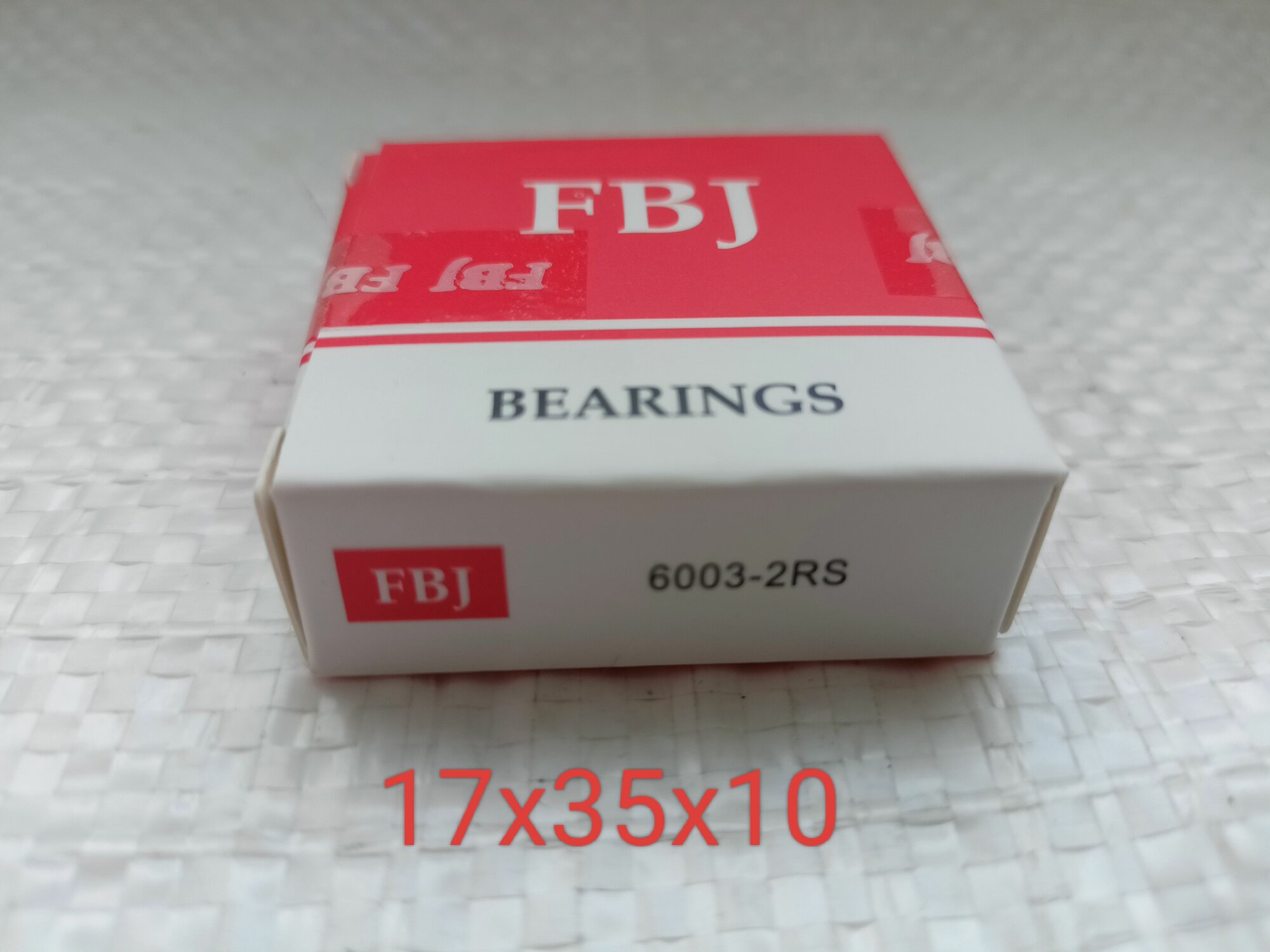 Подшипник 6003-2RS (17*35*10) FBJ