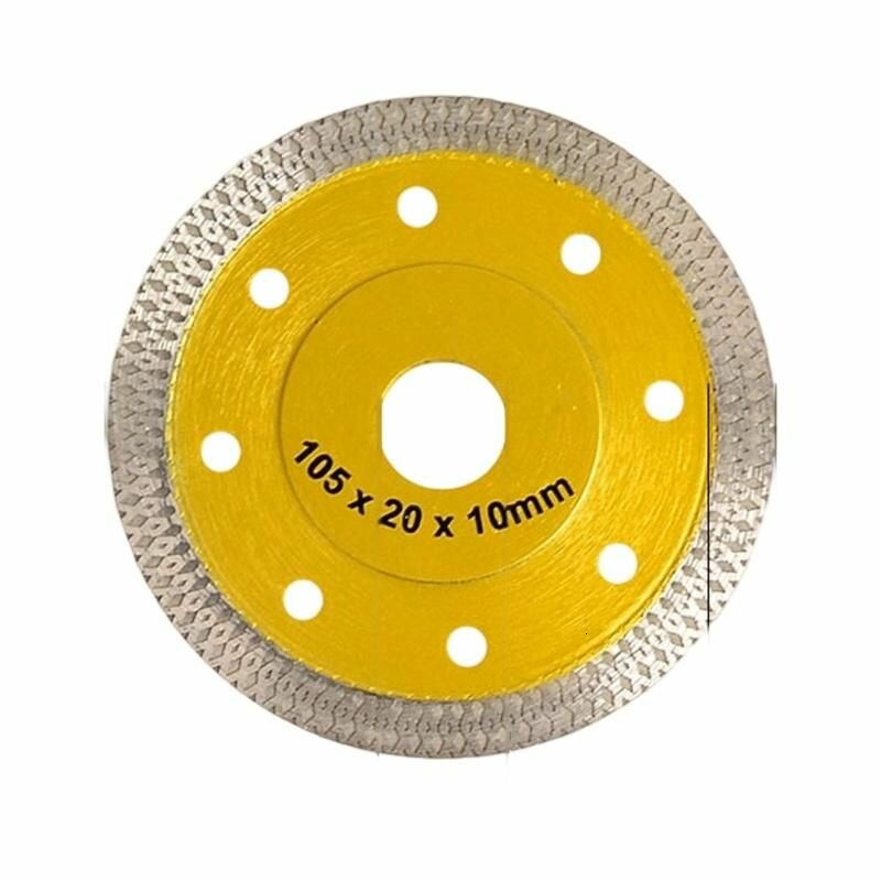 Мраморный диск для резки плитки, Золото - Пильное полотно с фланцем