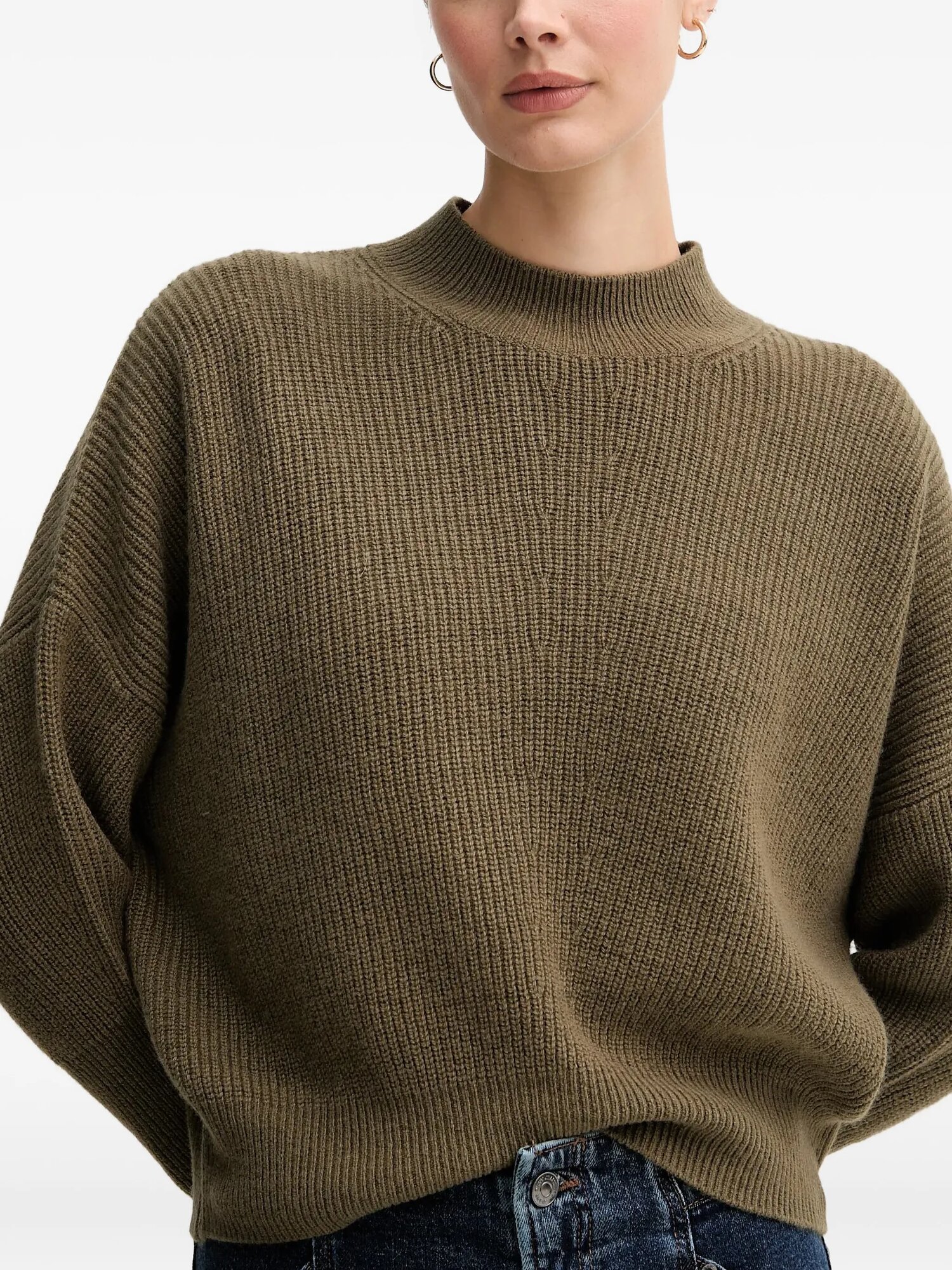 Свитер Oui Funnel neck knitwear, размер 44 — фото 1