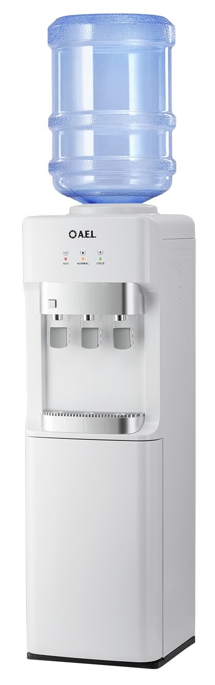 Кулер напольный AEL LD-AEL-72c White с шкафчиком