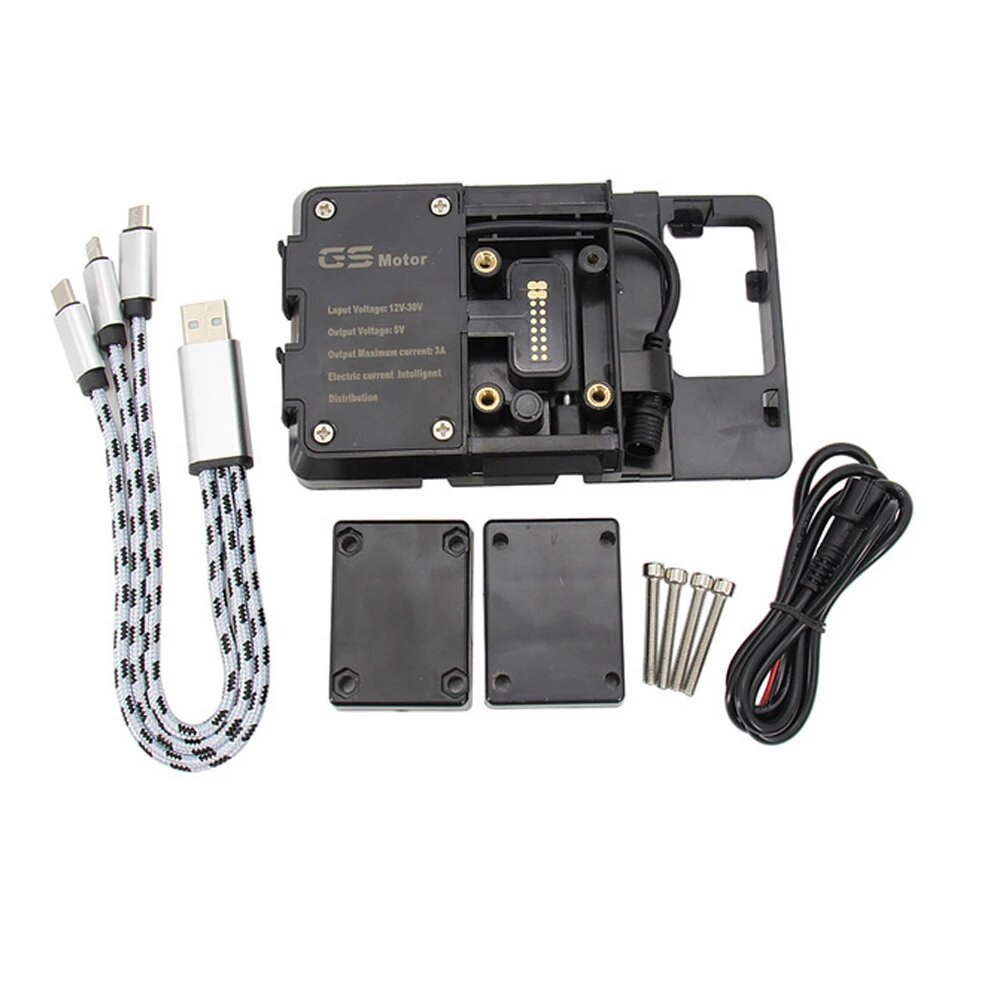 GS Motor Мото держатель телефона с GPS, Цвет: B