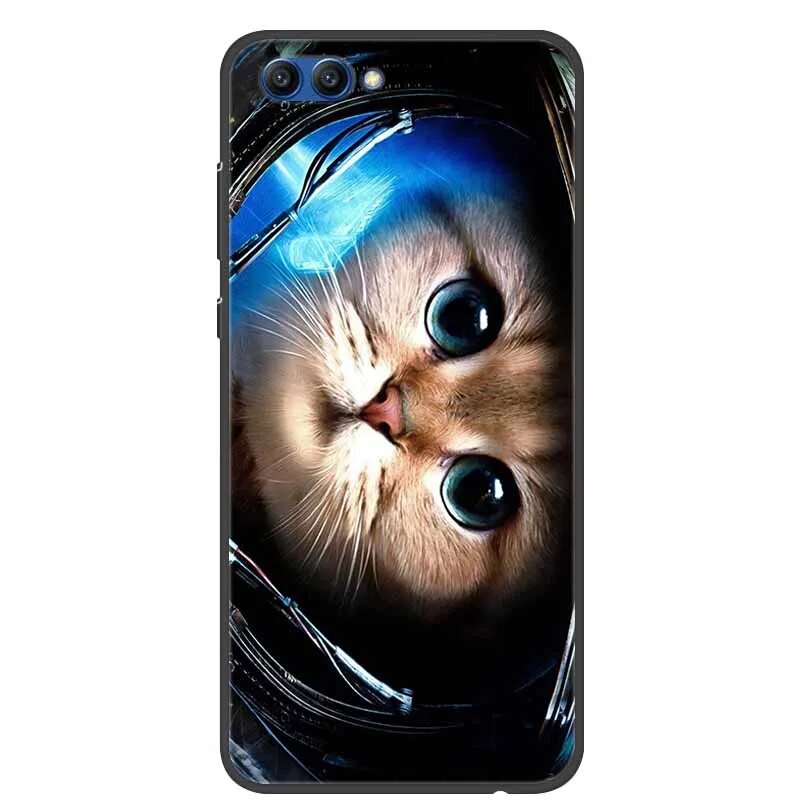 Чехол для Honor View 10, силиконовый чехол из ТПУ с мягким чехлом для телефона Huawei Honor V10, противоударный модный чехол с рисунком