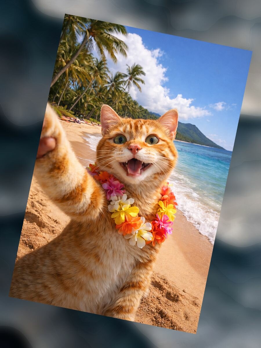 Постер "Отпуск", 29.7х42см, А3, глянцевый