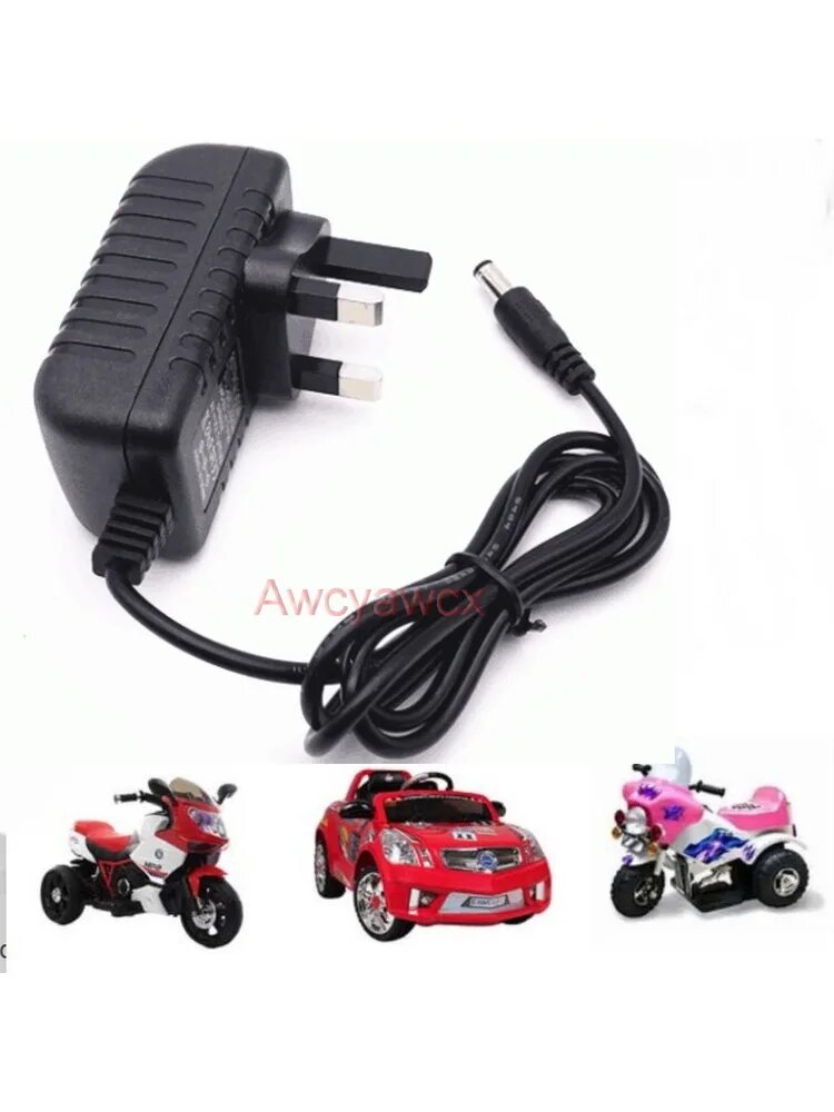 AC-DC мощность 6 В 12 В 500 мА 800 мА 1000 мА Детская игрушка автомобиль 12V 1000mA, UK plug