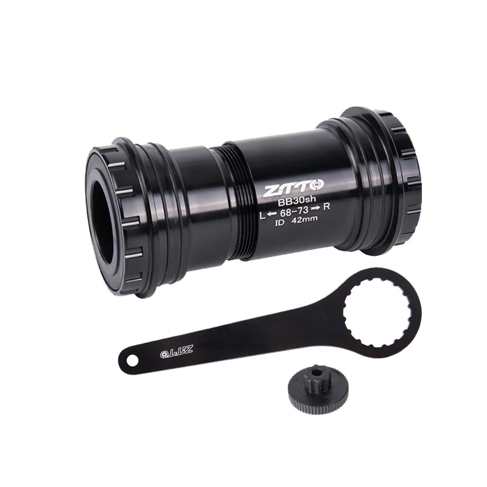 ZTTO Пресс-фит каретка BB30 24 мм алюминий керамический подшипник Черный, BB30-24 Black-Tool