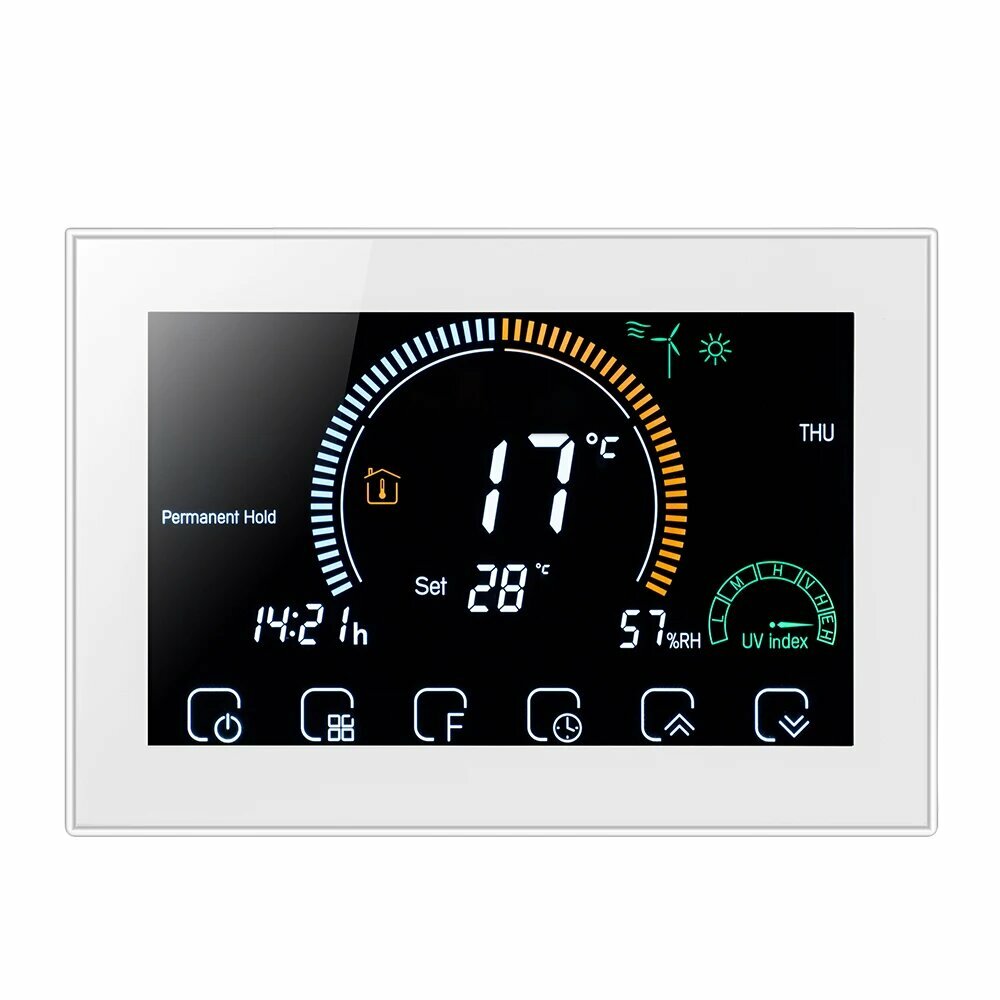 Умный термостат SHOJZJ для теплых полов 95~250В White, GBLW-16A Electric