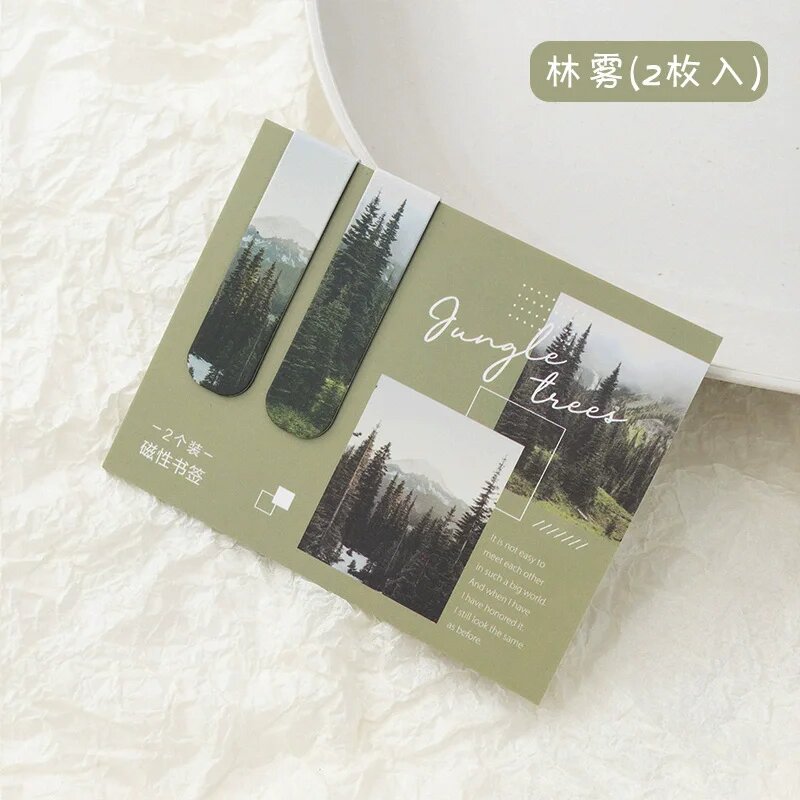 Закладки магнитные для книг, 2 шт, цвет H