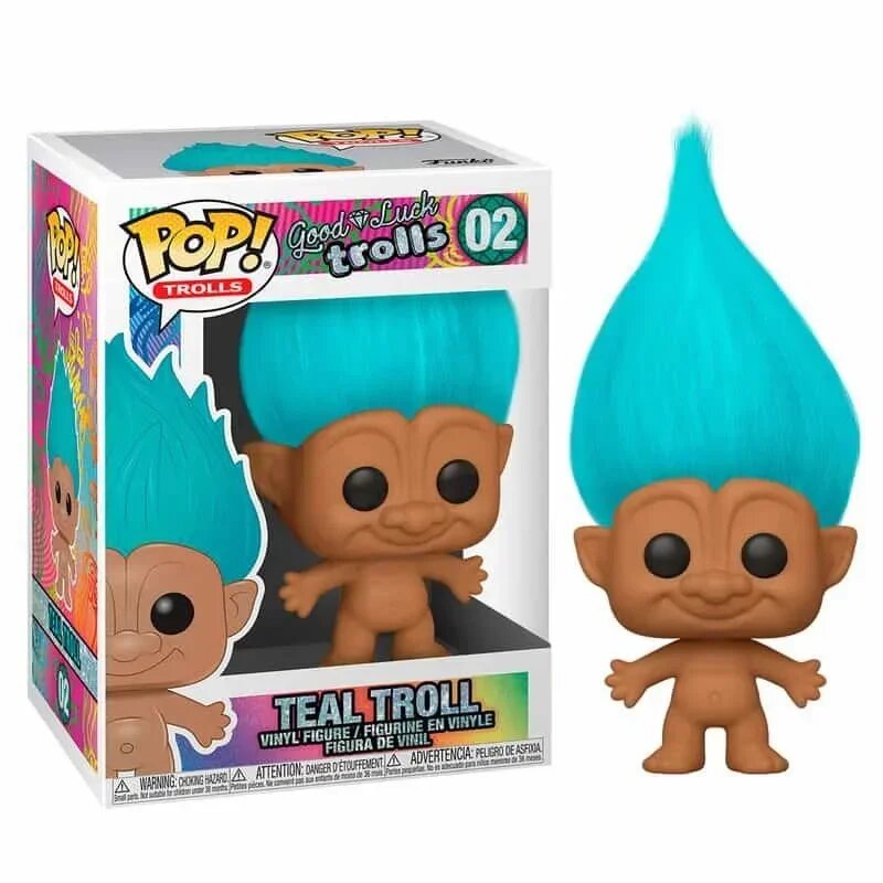 Funko POP Тролли: Teal Troll, 02 in box