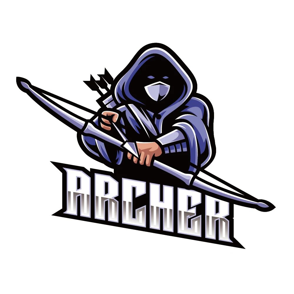 1 шт, красивые водонепроницаемые виниловые наклейки для стрельбы из лука вбивцы для ноутбуков, телефонов, гитар, бутылок с водой, автомобилей, велосипедов, багажа 13cm-Longest side