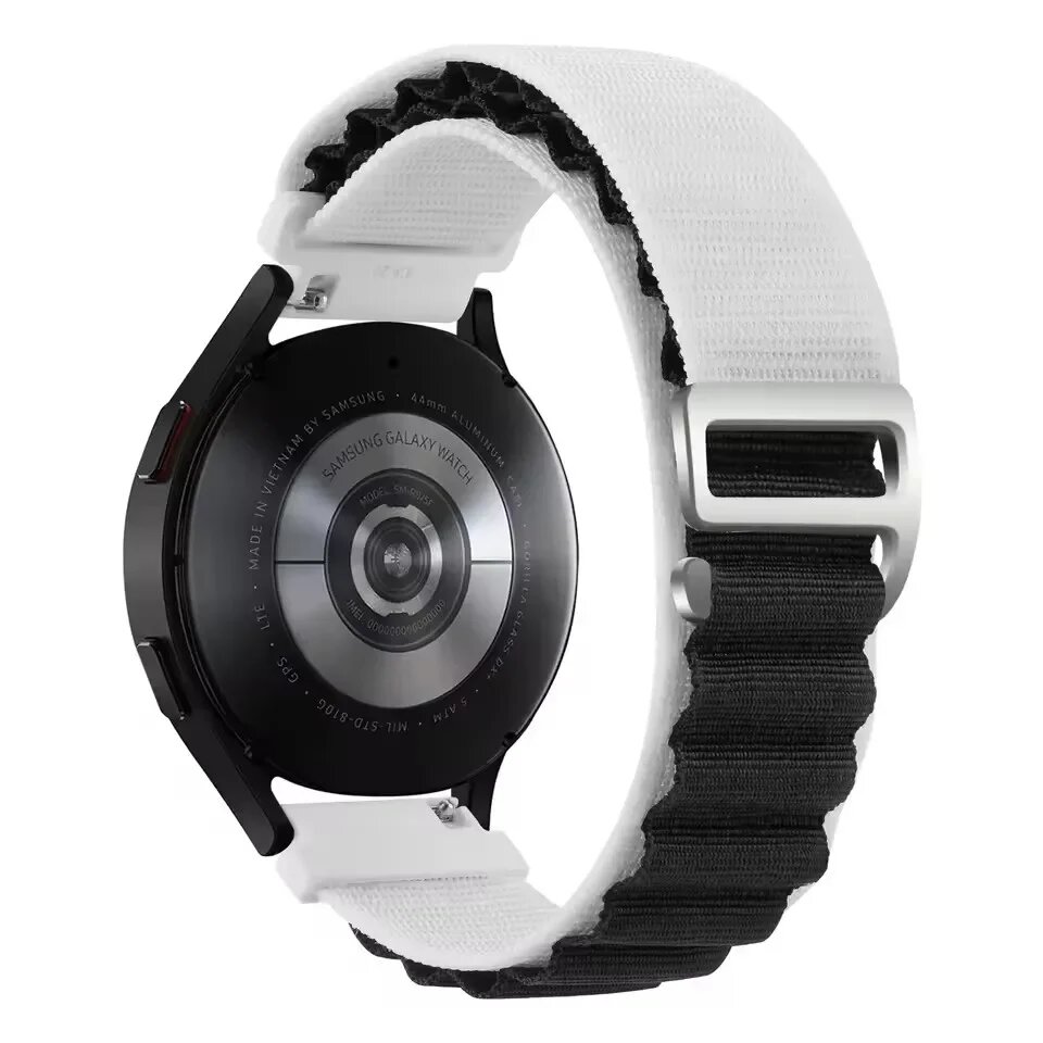 Нейлоновый ремешок 22 мм Белый для Realme Watch 5 (Цвет: 7)