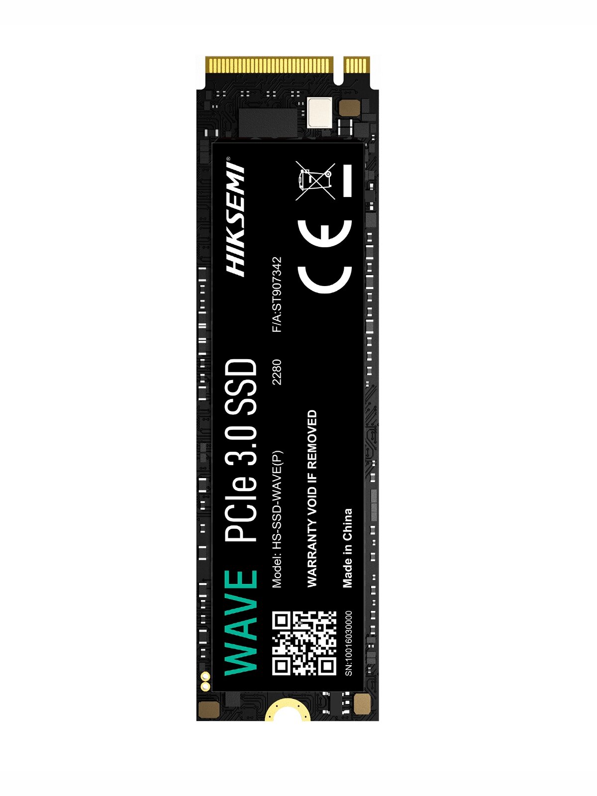 Hiksemi WAVE-P /внутренний SSD, 512 Gb, M.2 2280, PCIe 3.0 x4, NVMe, черный/