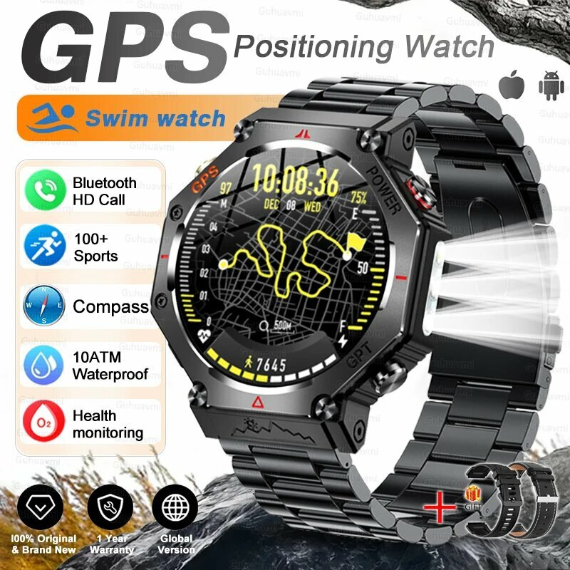 GPS умные часы T-Rex 3 Ultra Black Steel 2A