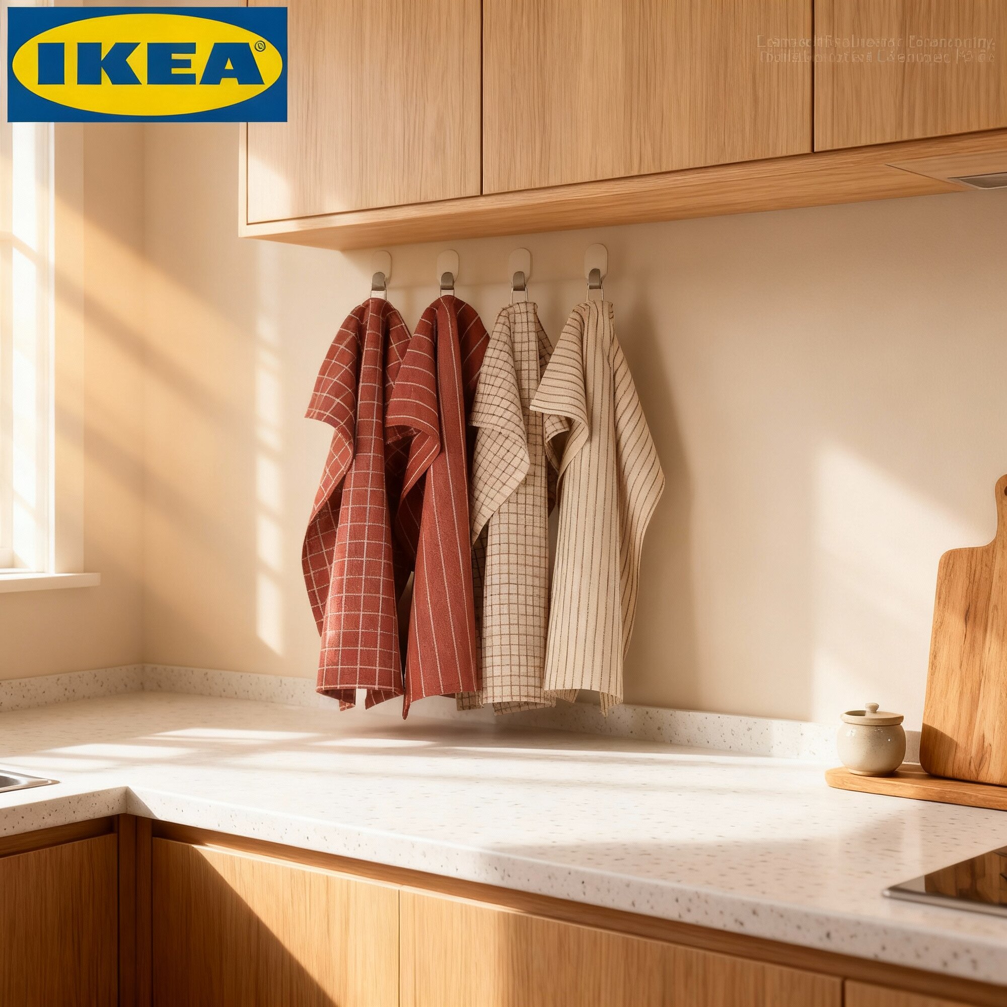 Полентце кухонное IKEA 45×60 см (4 шт) – мягкое водопоглощающее, крепкое не осыпающееся, для повседневной уборки (Цвет товара: темно-розовый, темно-коричневый, черный, темно-розовый, темно-коричневый, черный)
