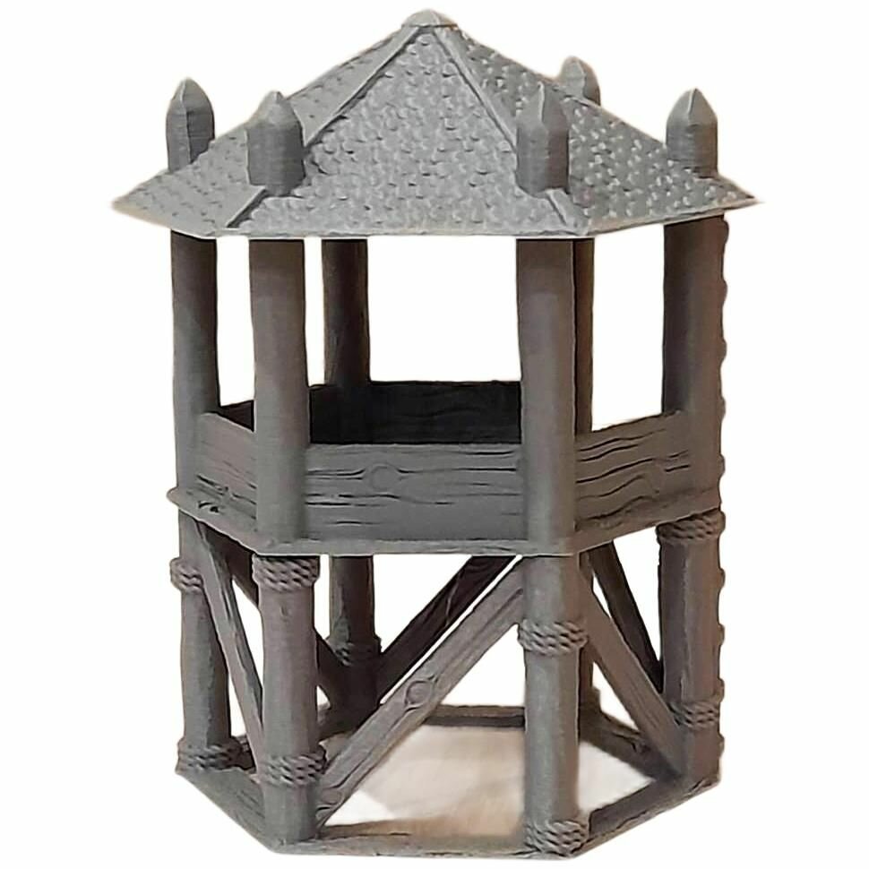 Сторожевая башня орков или бандитов - террейн для ДнД, pathfinder и варгеймов