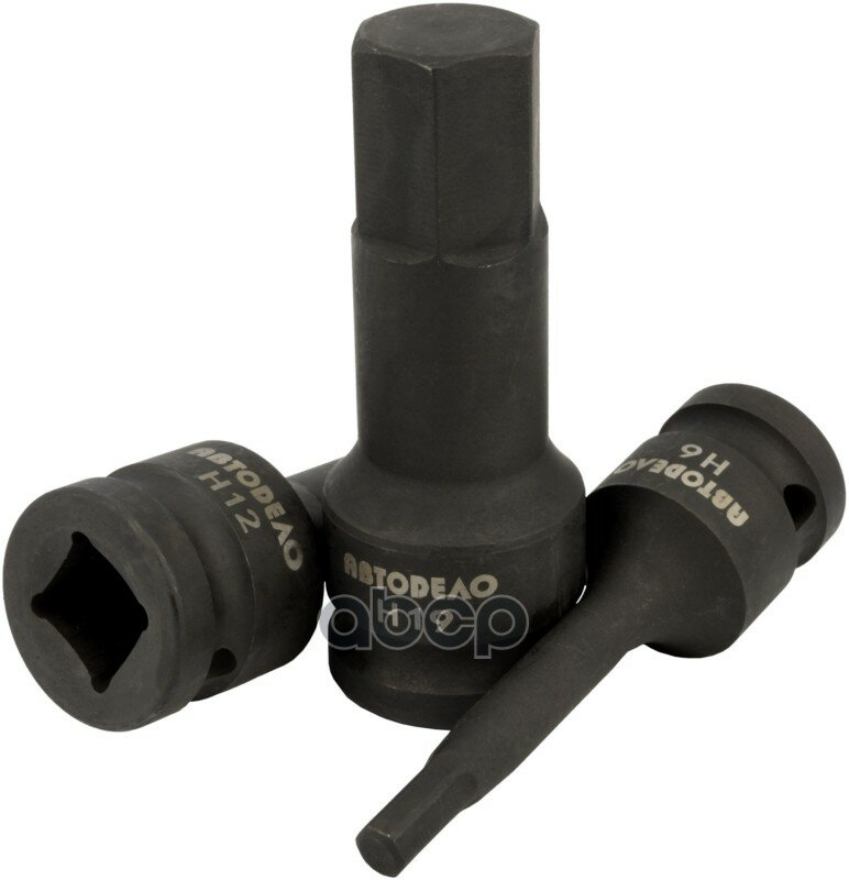 Головка торцевая ударная Н12 (DR1/2 L-78мм) внешний 6-гранный (АвтоDело) 39086 АвтоDело арт. 39086