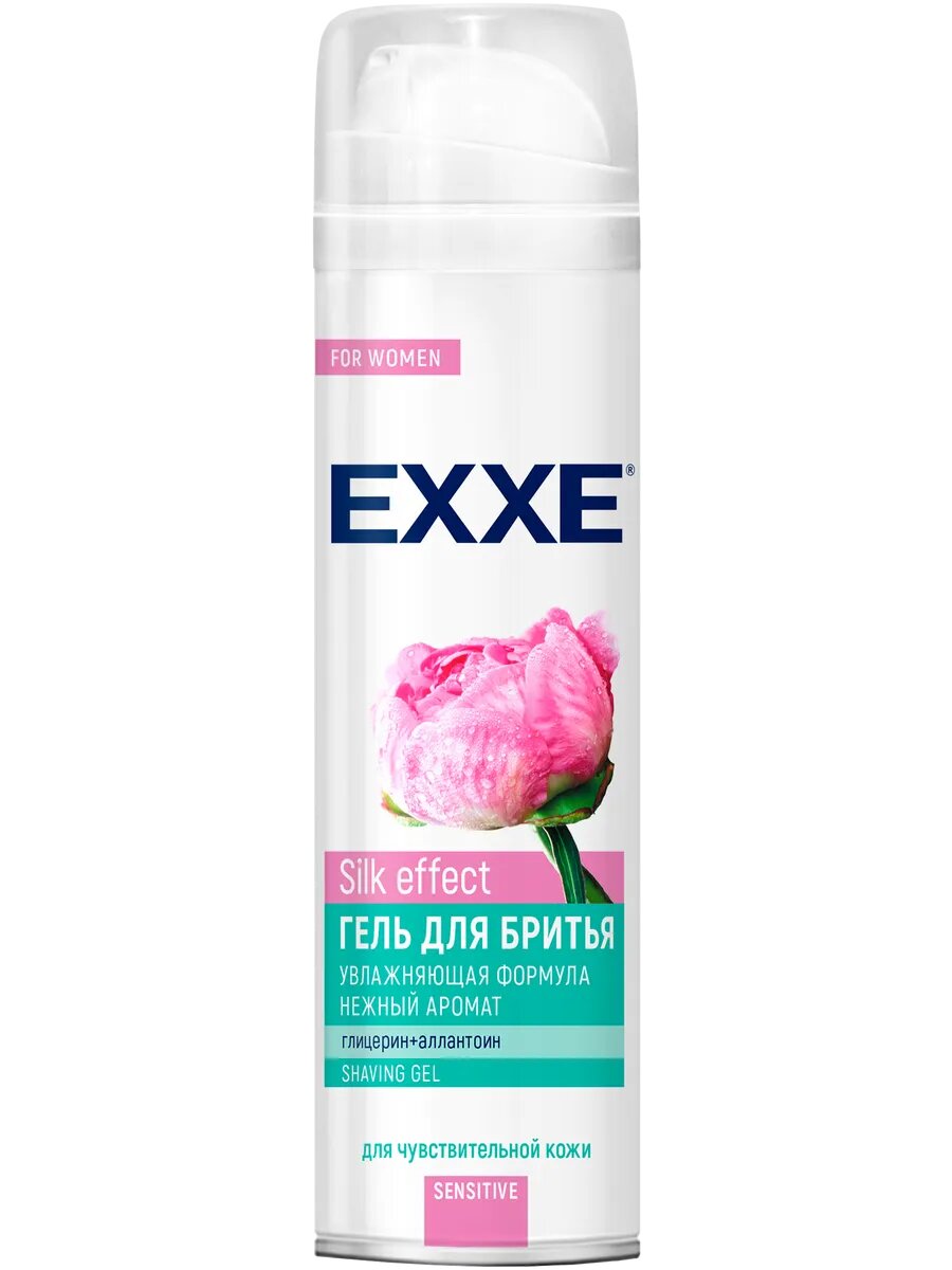 Гель для бритья женский EXXE Sensitive Silk Effect, 200мл