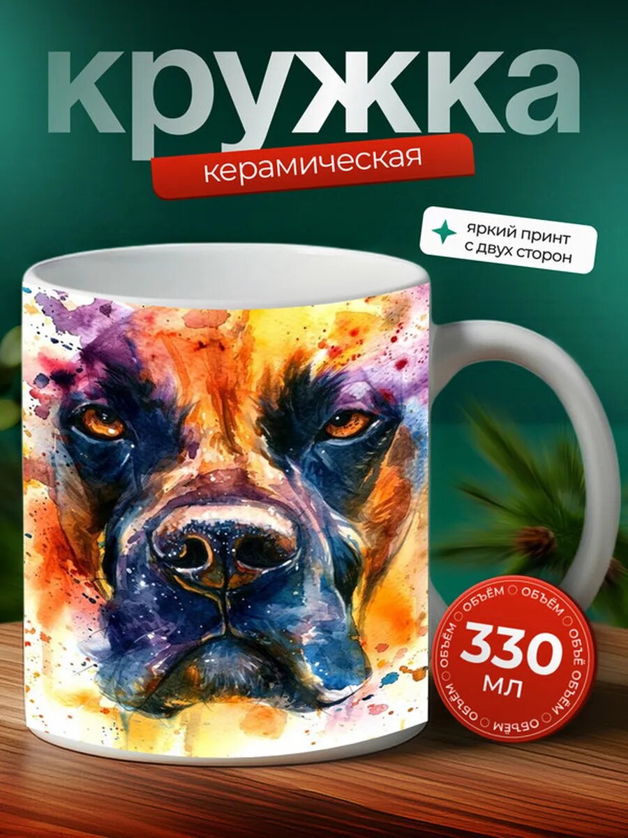 Кружка боксер
