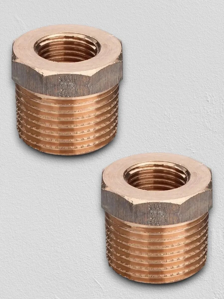 Футорка Viega НВ, 1/2", 3/8", бронза 266516 (2 шт.)