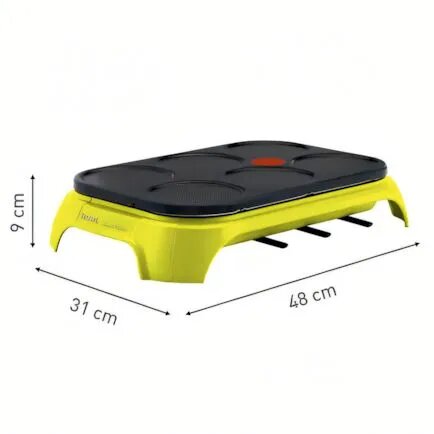 Блинница Tefal Crep'Party Compact PY559312, 6 порций, 1000 Вт, светло-зеленый/черный — фото 1